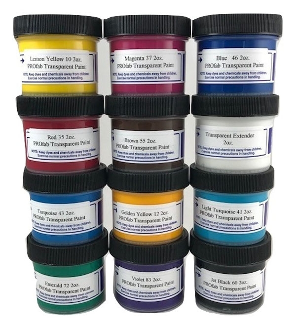 12 Pack Painters Palette – PROfab Transparent Paints « PRO Chemical and Dye